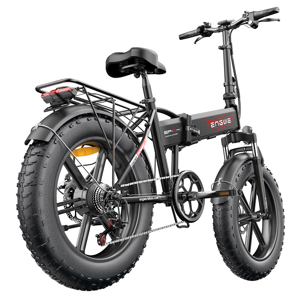 ENGWE EP-2 Pro Folding Electric Bike 20 Inch 750W 48V 13AH 26MPH Black