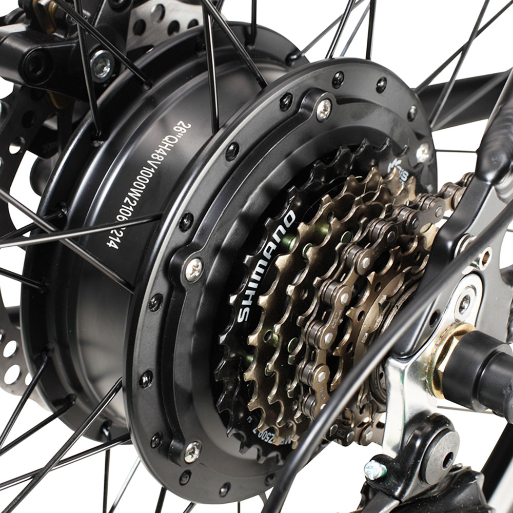 PHILODO H7 2.0 Electric Mountain Bike 26 Inch Black