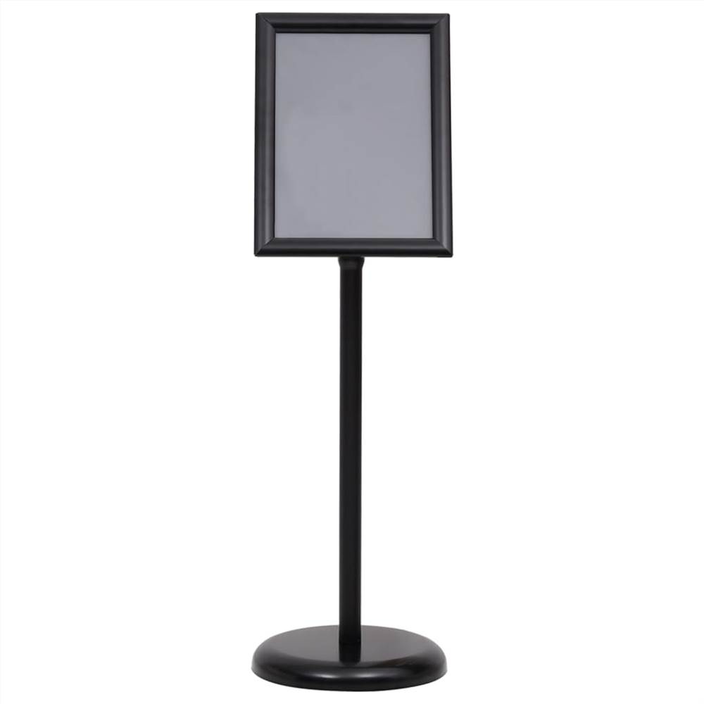 A4 Pedestal Poster Stand Black Aluminium Alloy