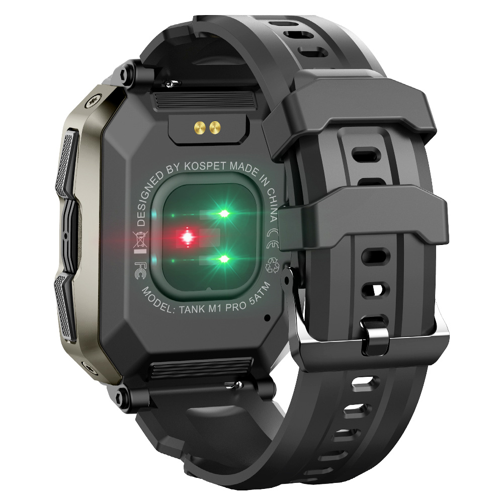 KOSPET TANK M1 PRO Smartwatch 1.72'' Large IPS Screen Black