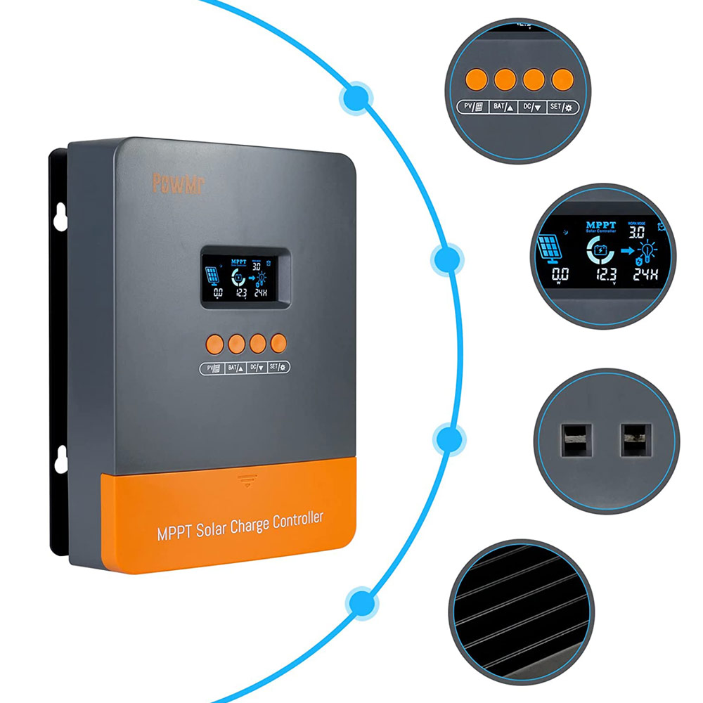 PowMr 60A MPPT Solar Charge Controller