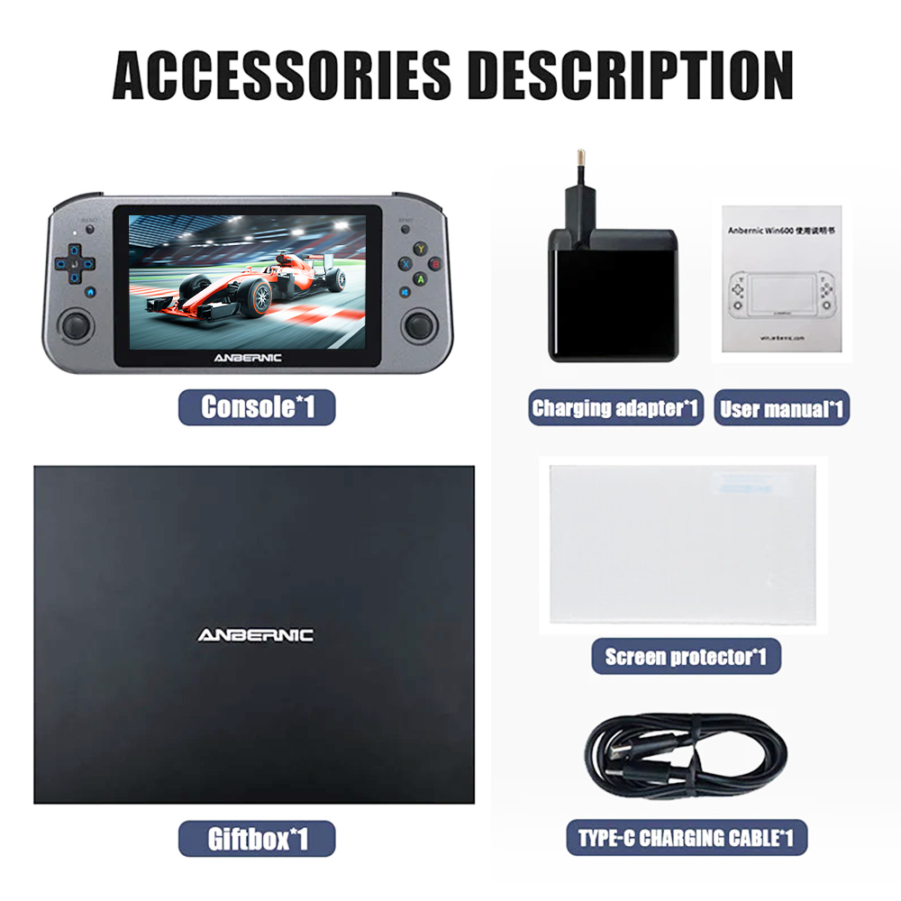 ANBERNIC WIN600 Handheld Gaming Console 8GB/128GB