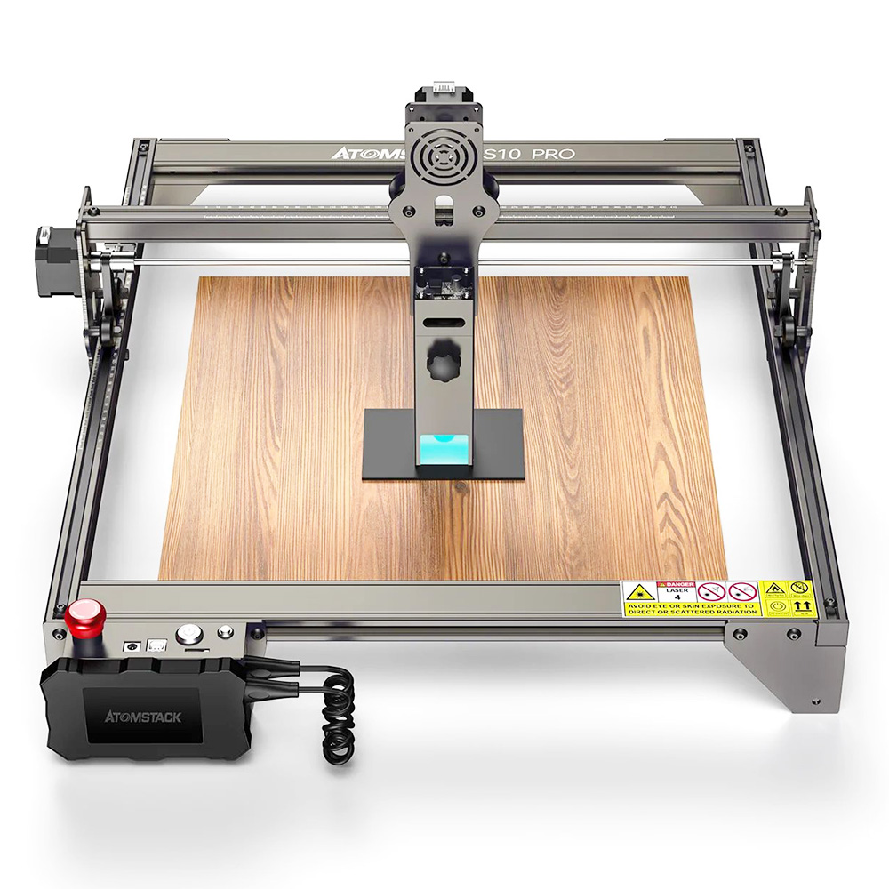 ATOMSTACK S10 Pro 10W Laser Engraver Cutter US Plug