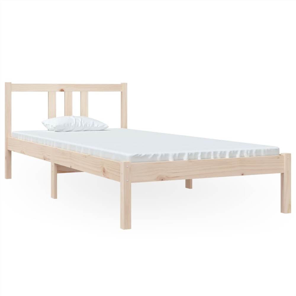 Bed Frame Solid Wood 90x200 cm