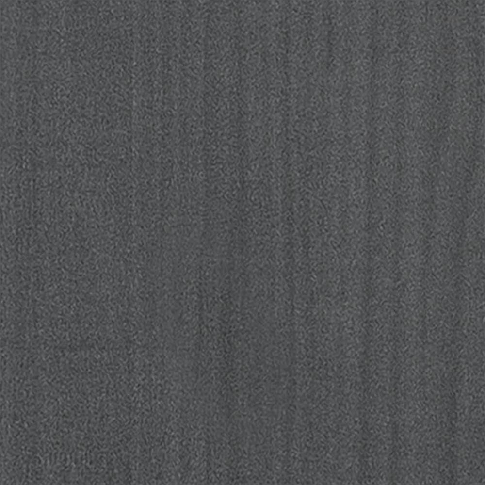 Book Cabinet Grey 40x30x71.5 cm Solid Pinewood