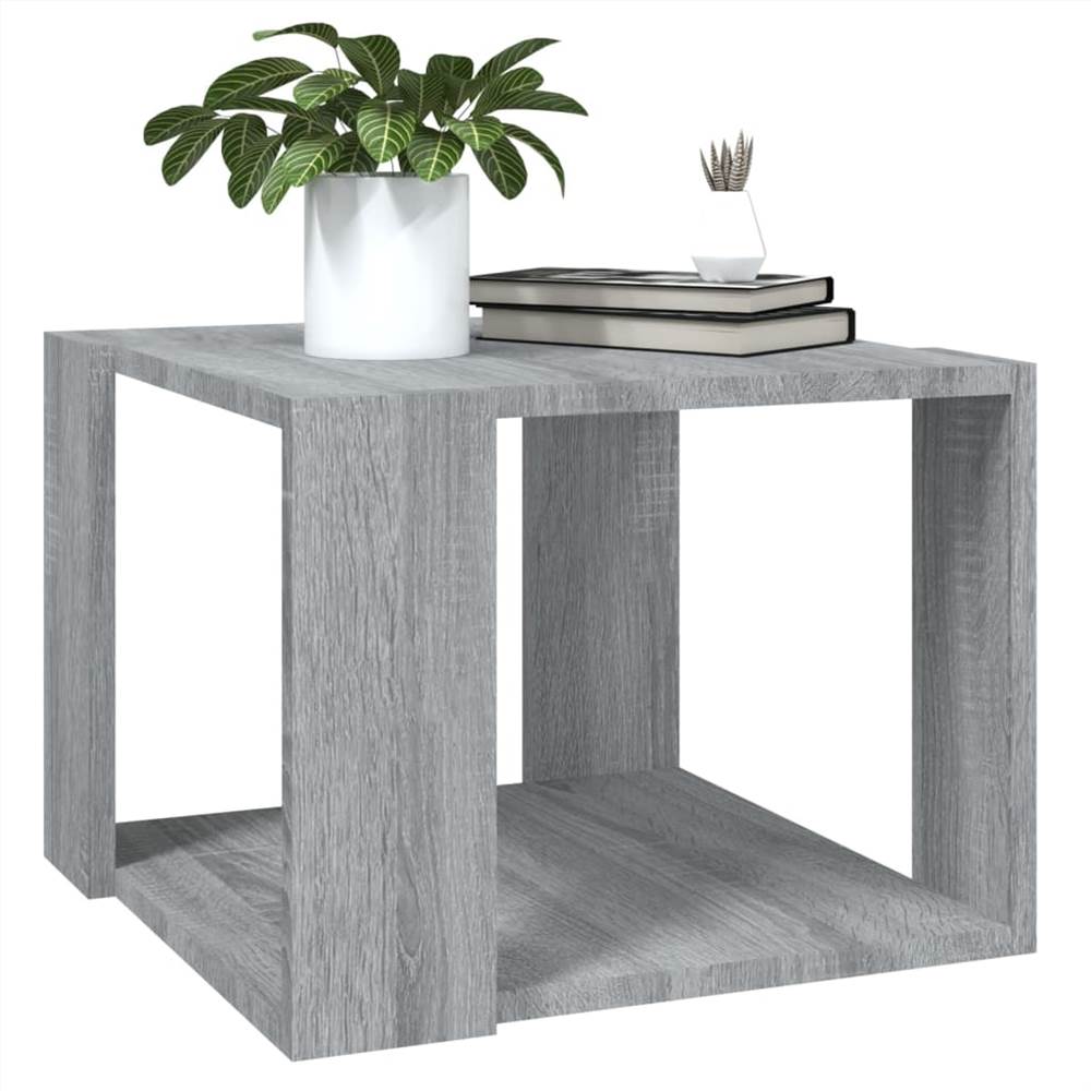 Coffee Table Grey Sonoma 40x40x30 cm Engineered Wood