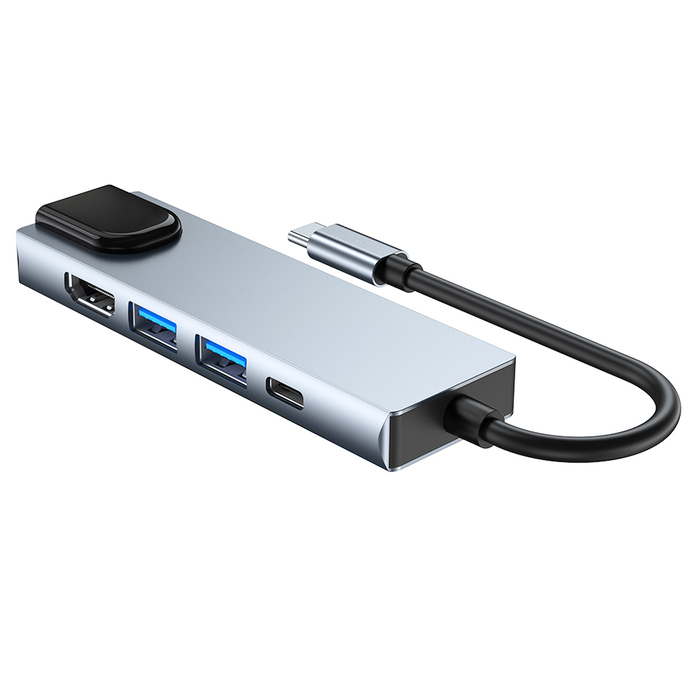 Type-C USB C Hub USB C 3.1 to 4K HDMI 1000M RJ45 PD 100W Charge OTG