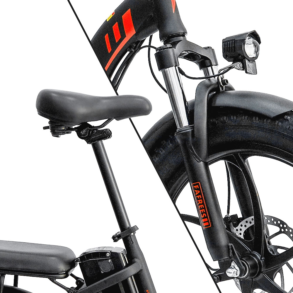 Fafrees F20 Electric Bike 20 Inch Folding Frame E-bike - Black