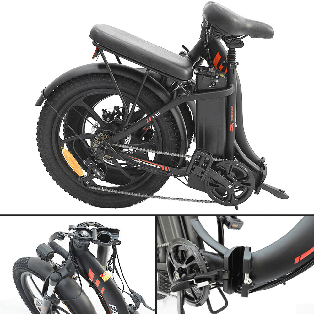 Fafrees F20 Electric Bike 20 Inch Folding Frame E-bike - Black