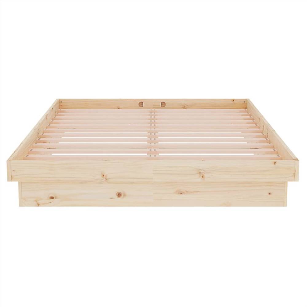 Bed Frame Solid Wood Pine 120x200 cm