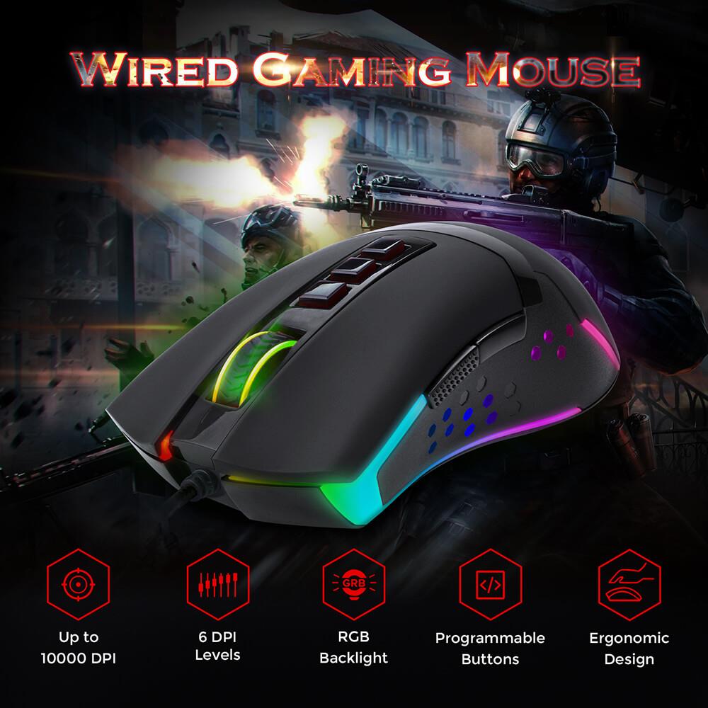 Redragon Ranger M712-RGB Wired Gaming Mouse