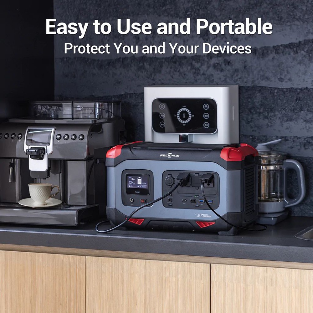 ROCKPALS Rockpower 1300W Power Station US Plug