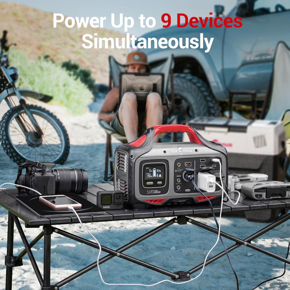 ROCKPALS Rockpower 500W Portable Power Station US Plug