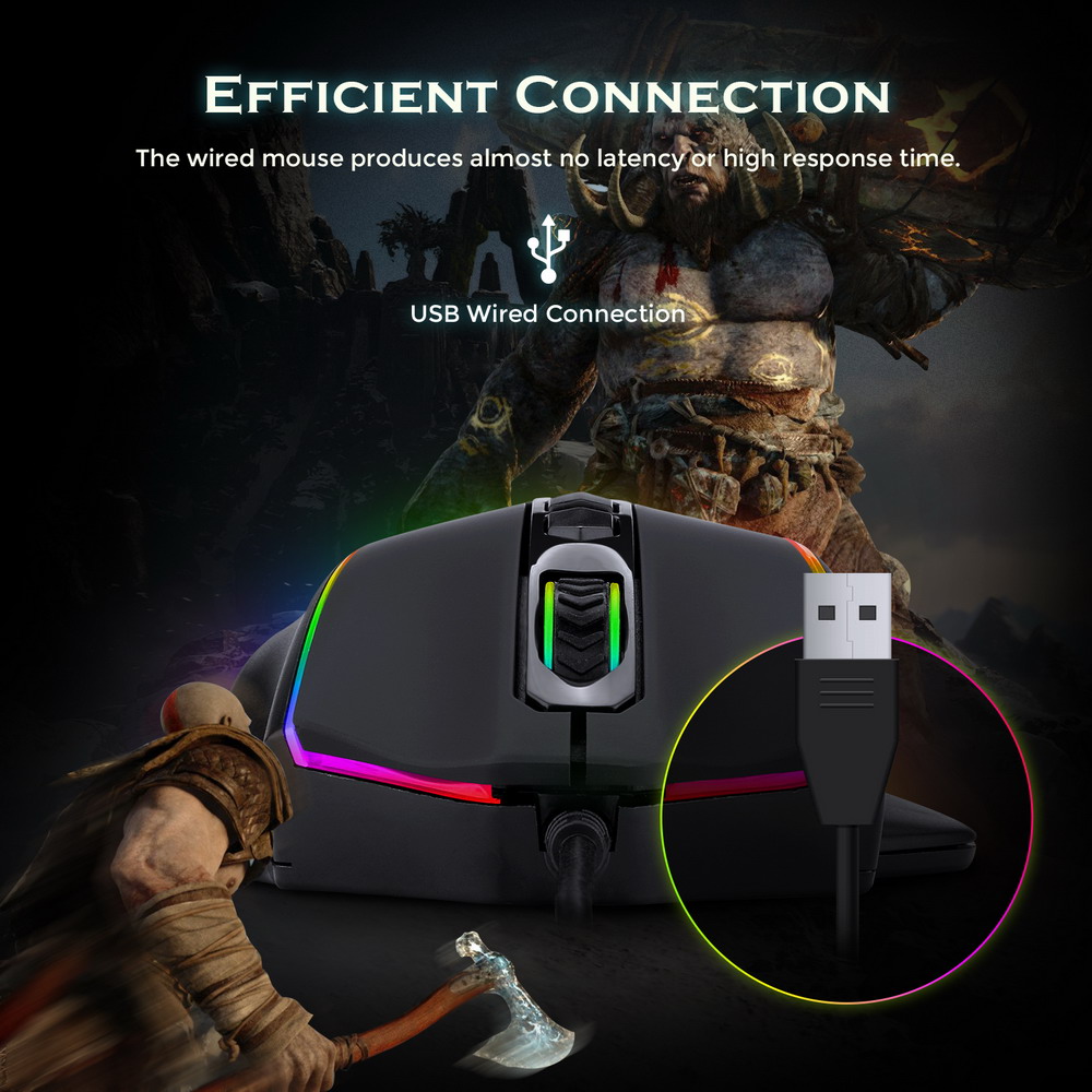 Redragon Ranger M720-RGB Vampire Wired Gaming Mouse