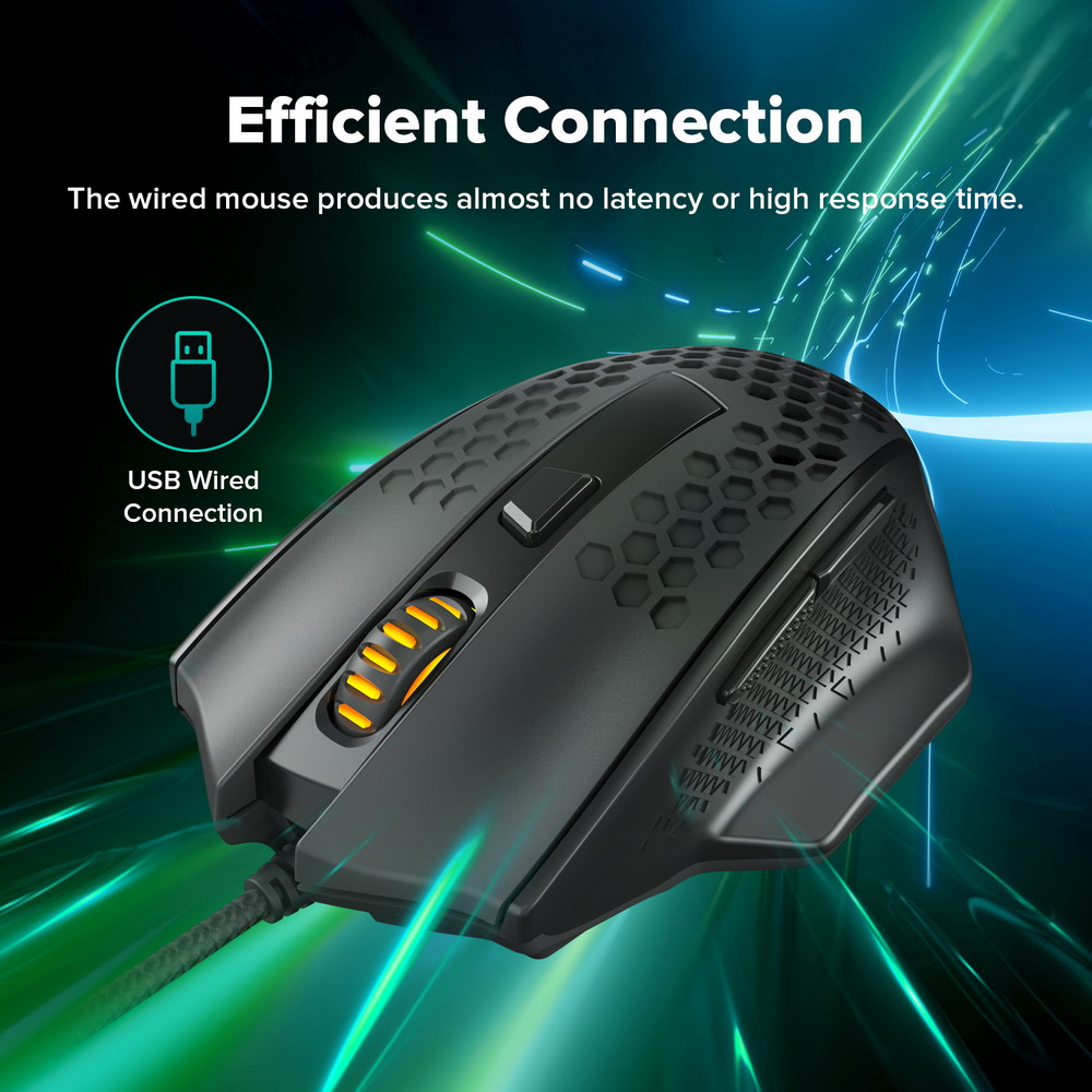 Redragon Ranger M722 Ultra-Lightweight Wired Gaming Mouse