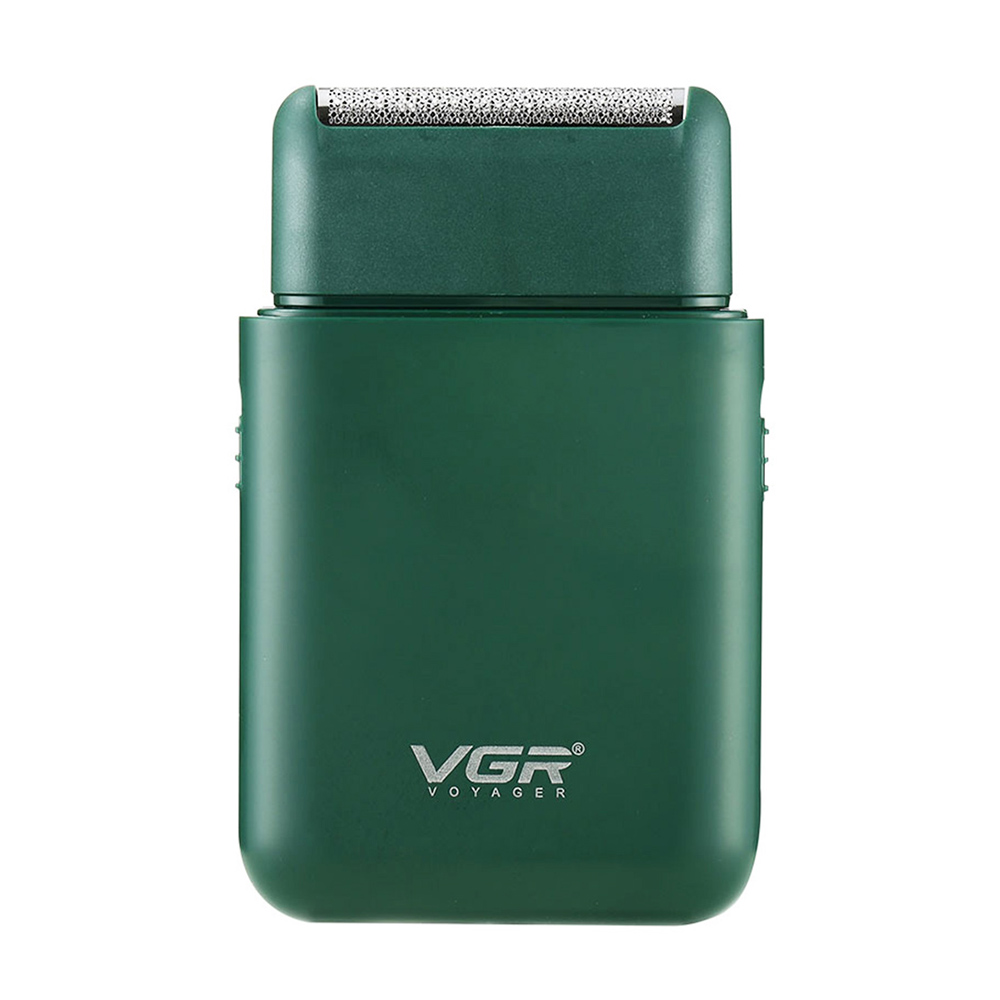 VGR V-390 Portable Mini Electric Shaver Green