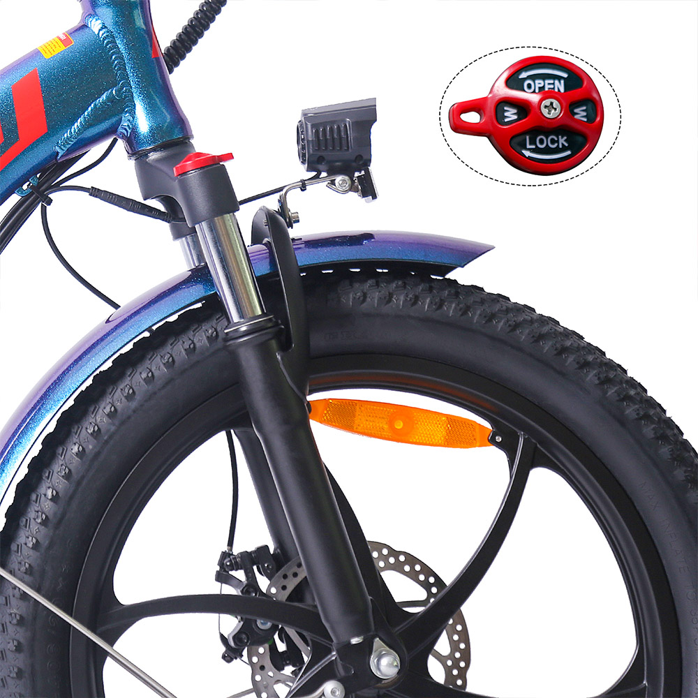 FAFREES F20 Pro Electric Bike 20 Inch 25Km/h 36V 18AH 250W - Deep Blue ...