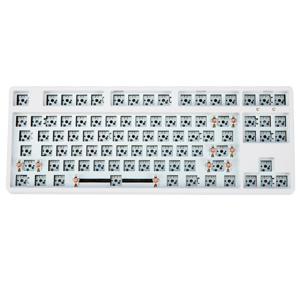 ACGAM MMD87 87 Keys Mechanical Keyboard DIY Kits White
