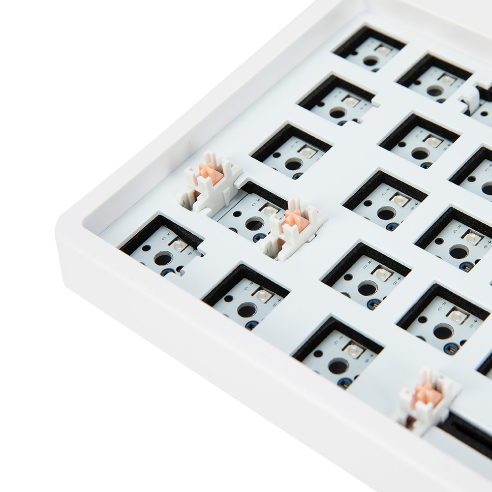 ACGAM MMD87 87 Keys Mechanical Keyboard DIY Kits White