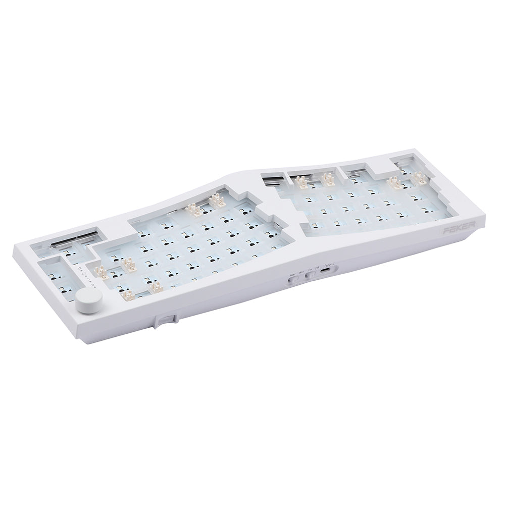 FEKER Alice 80 Split Wired/Wireless Mechanical Keyboard White