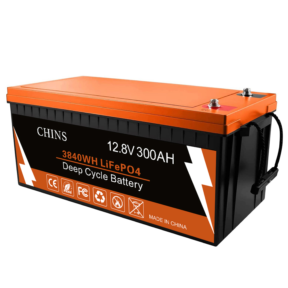CHINS 12V 300Ah LiFePO4 Lithium Battery
