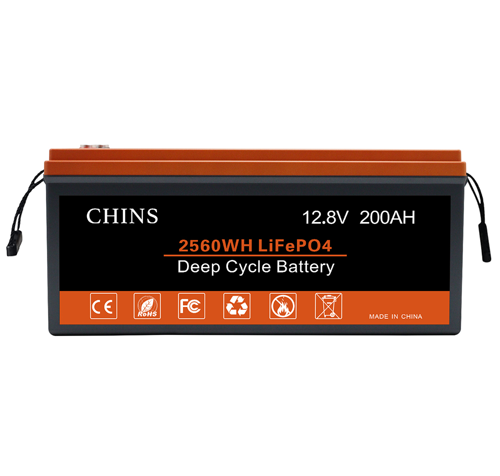 CHINS Smart 12V 200AH LiFePO4 Battery