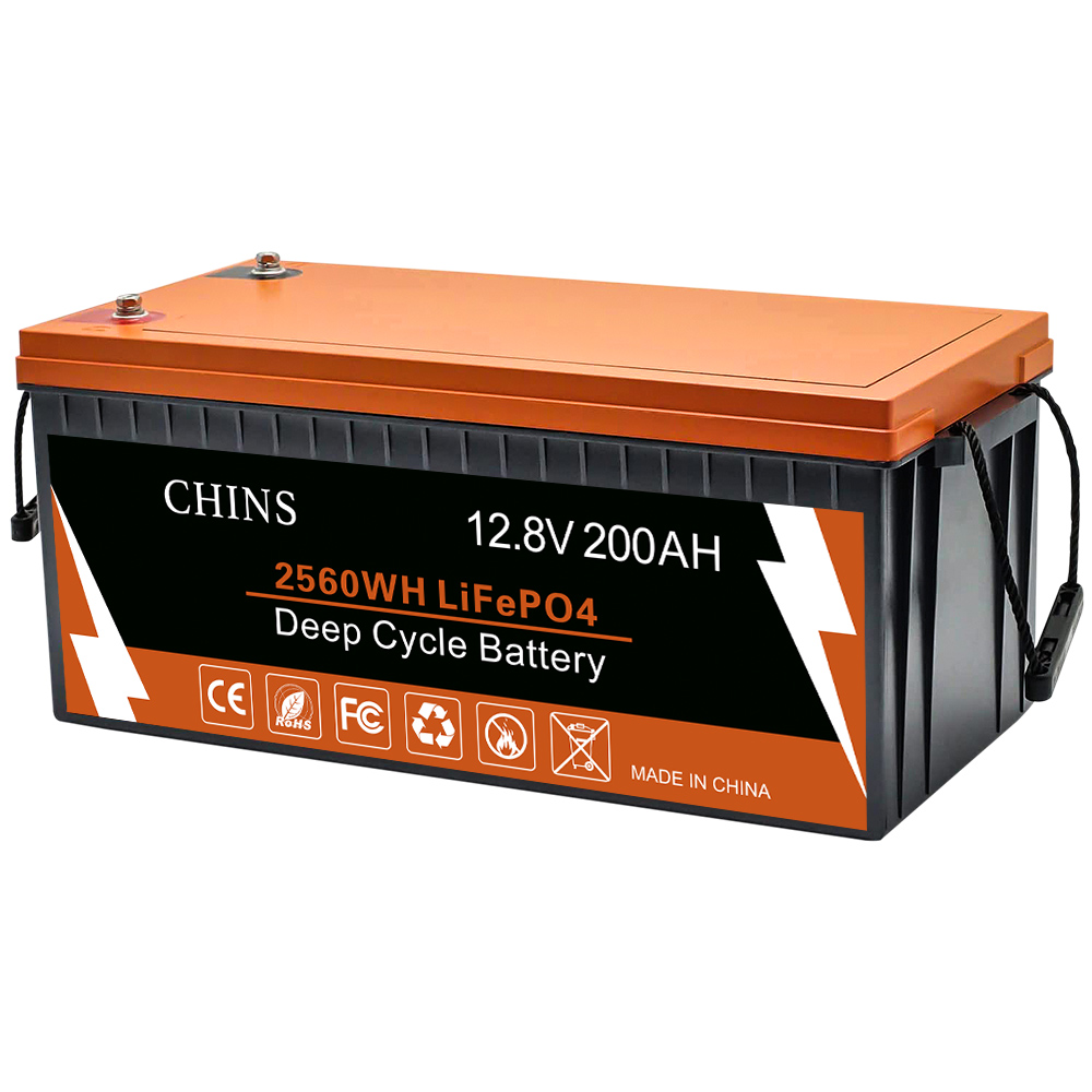 CHINS Smart 12V 200AH LiFePO4 Battery
