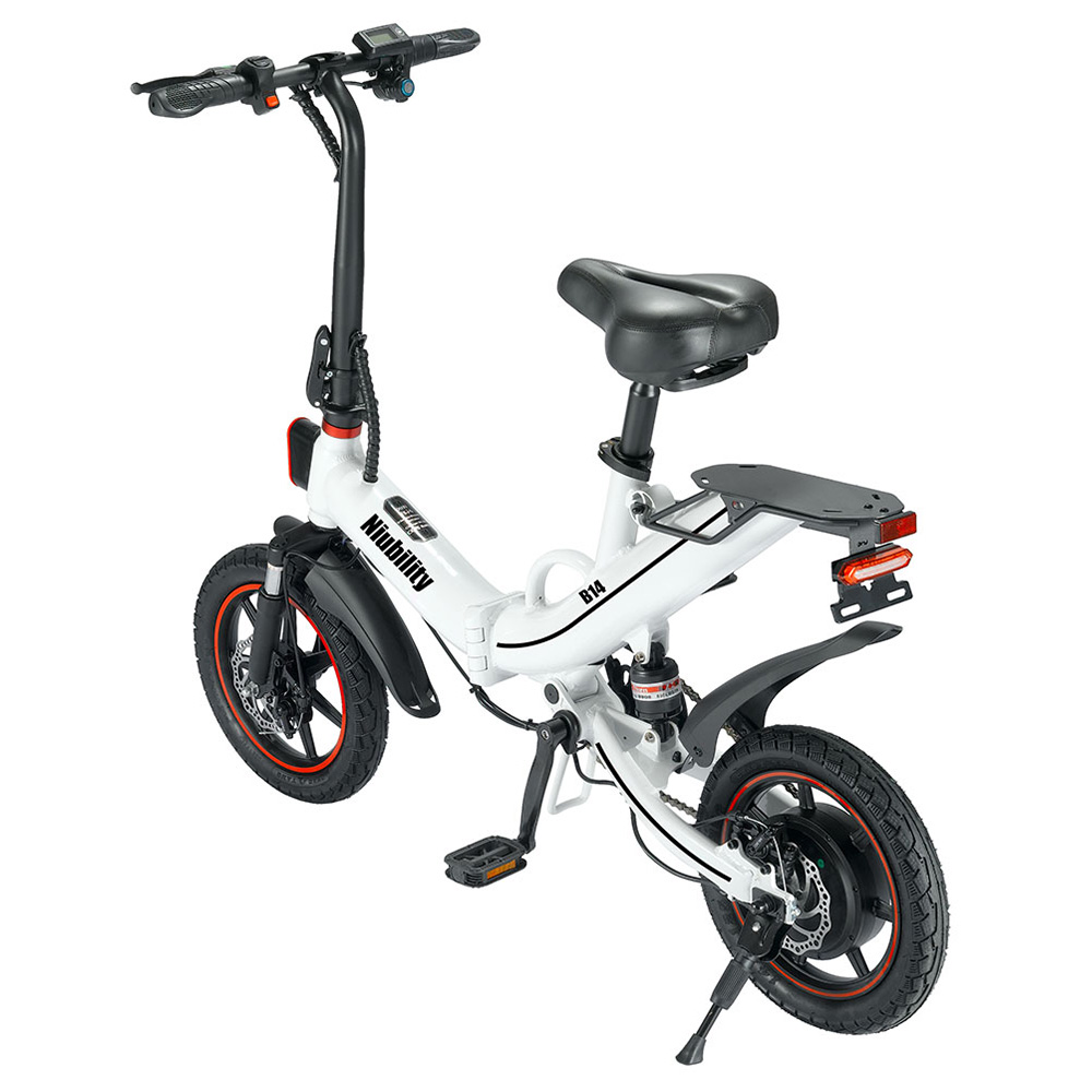 Niubility B14 Electric Mopod Folding Bike 400W Motor White