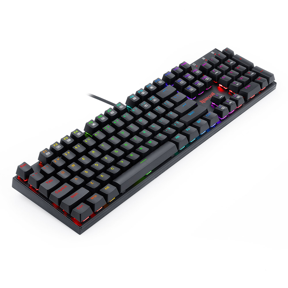 Redragon 104-Key K565-RGB Mechanical Keyboard RGB Backlit US Layout