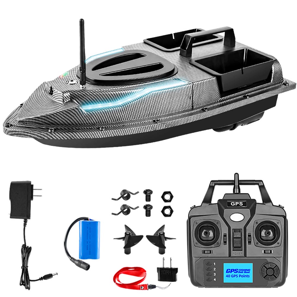 Flytec V900 500M Smart Bait Boat 40 Points GPS LCD Display