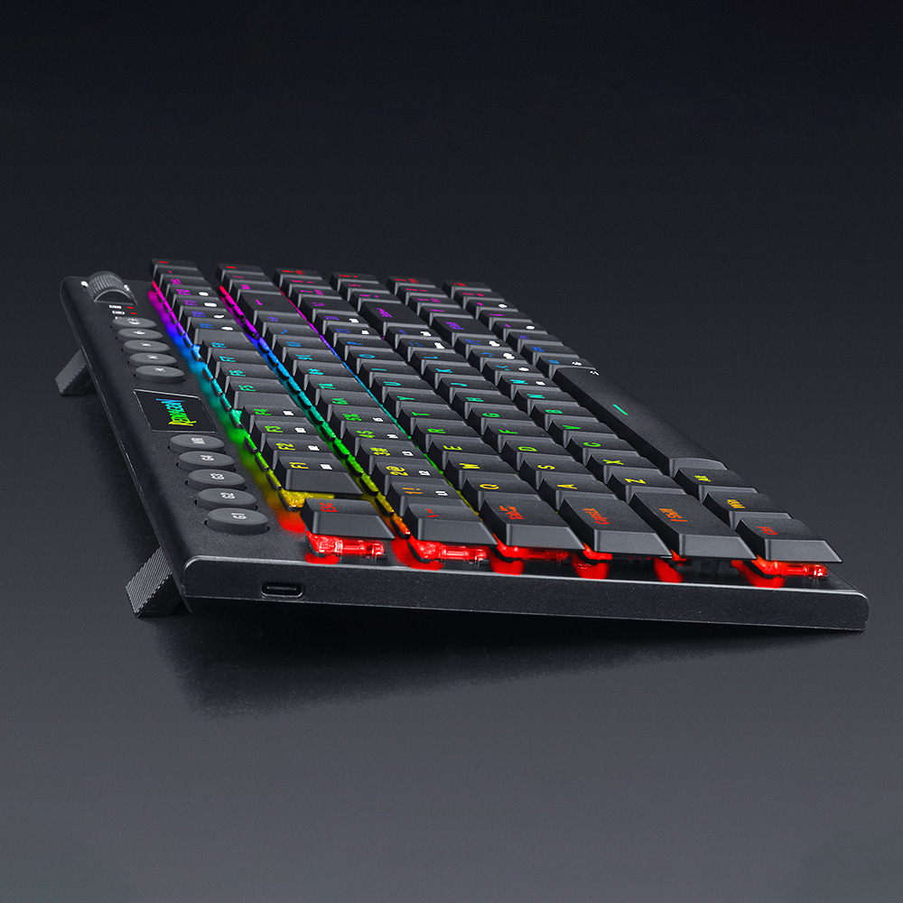 Redragon K625P-KB Wired RGB Backlit Mechanical Keyboard Black