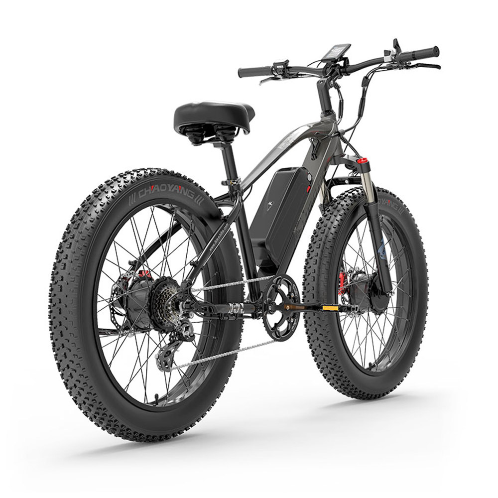 LANKELEISI MG740 PLUS Electric Bike Black & Grey