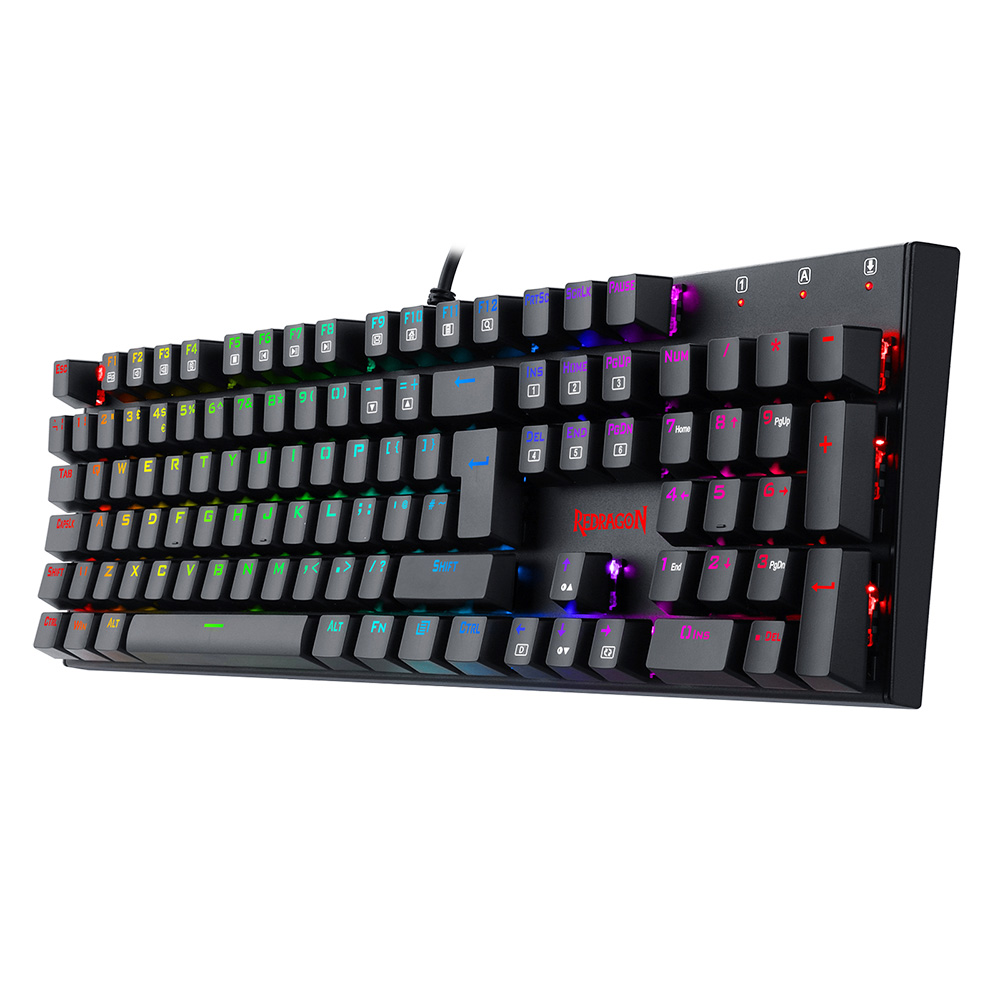 Redragon 105-Key Mechanical Keyboard RGB Backlit UK layout