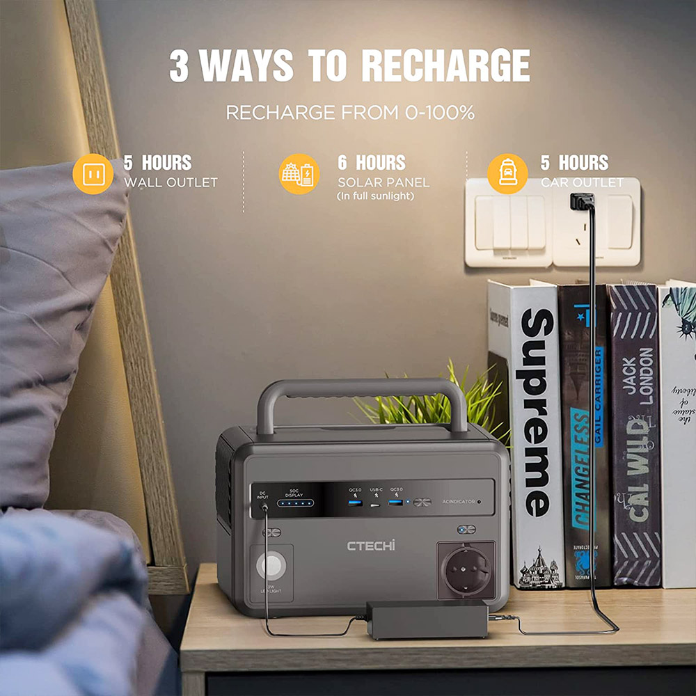 CTECHi GT300 300W 299Wh Portable Power Station