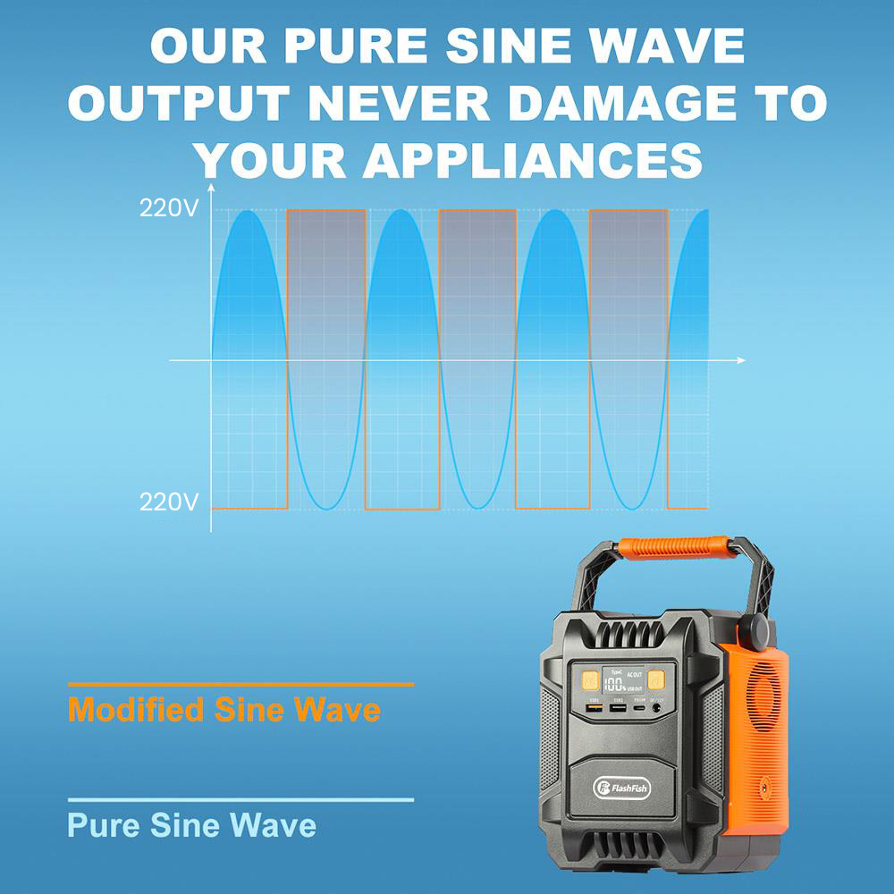 Flashfish A201 200W 172.8WH Portable Power Station EU Plug