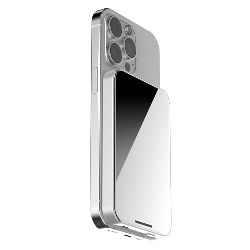 HINOVO MB1-5000xw Magnetic Wireless Power Bank Mirror White | United States