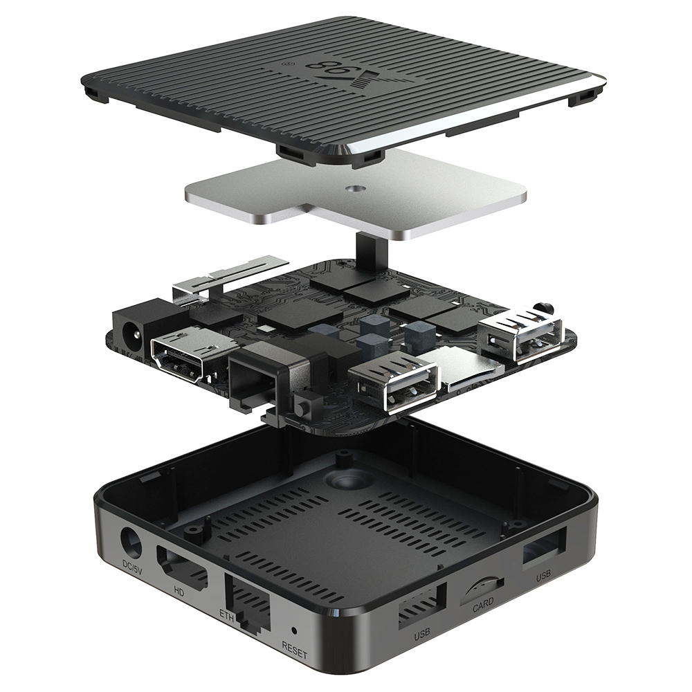 X98Q TV BOX Amlogic S905W2 2G RAM 16G ROM 5G WiFi AV1 4K EU Plug