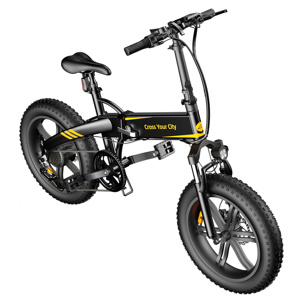 ADO A20F+ Electric Folding Bike 250W Motor 10.4Ah Battery Black