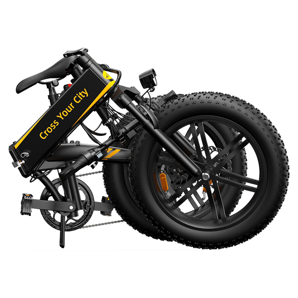 ADO A20F+ Electric Folding Bike 250W Motor 10.4Ah Battery Black