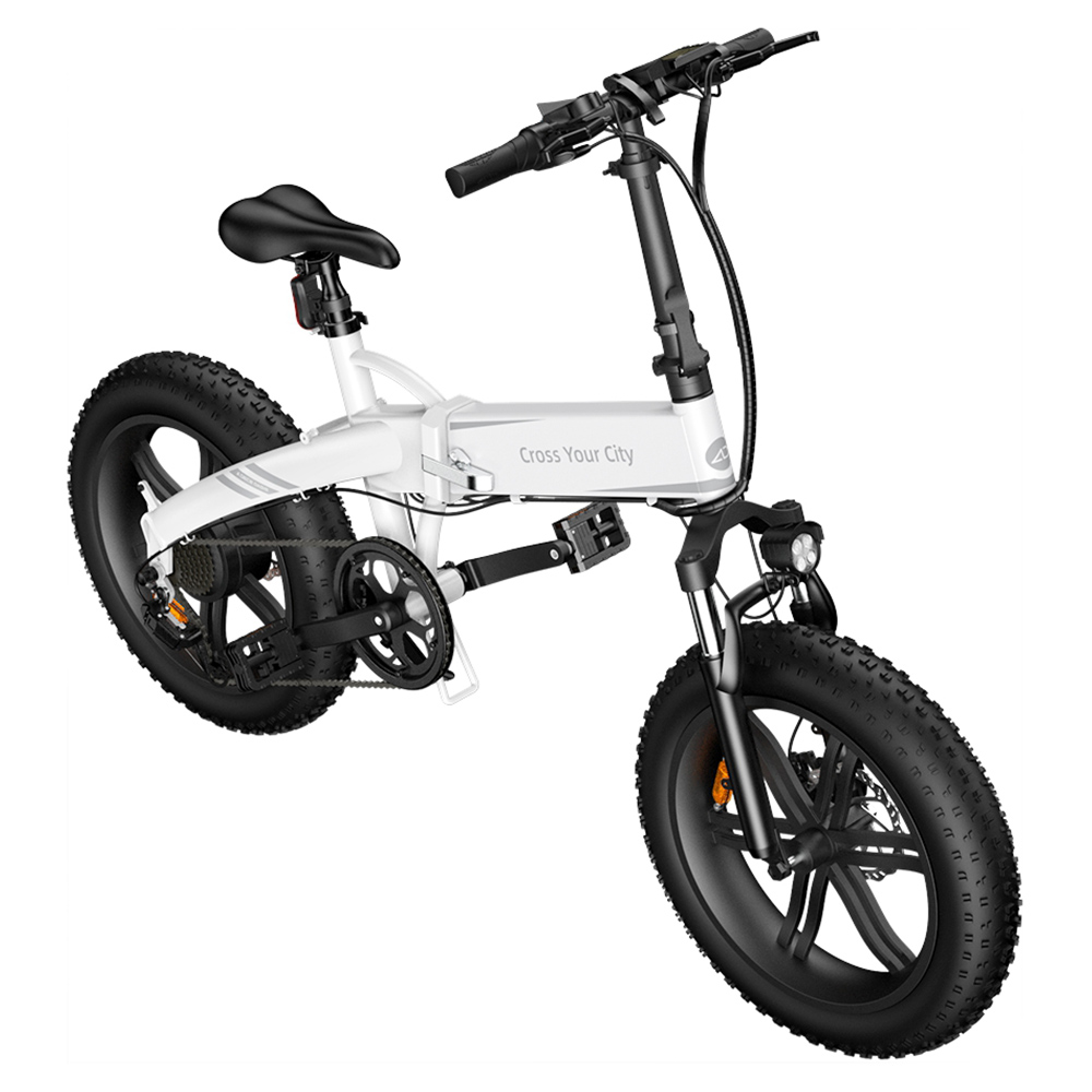 ADO A20F+ Electric Folding Bike 250W Motor 10.4Ah Battery White