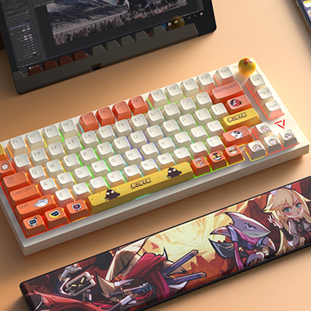 Ajazz Douyu DKW500 75% 81keys Wireless Triple Modes Keyboard