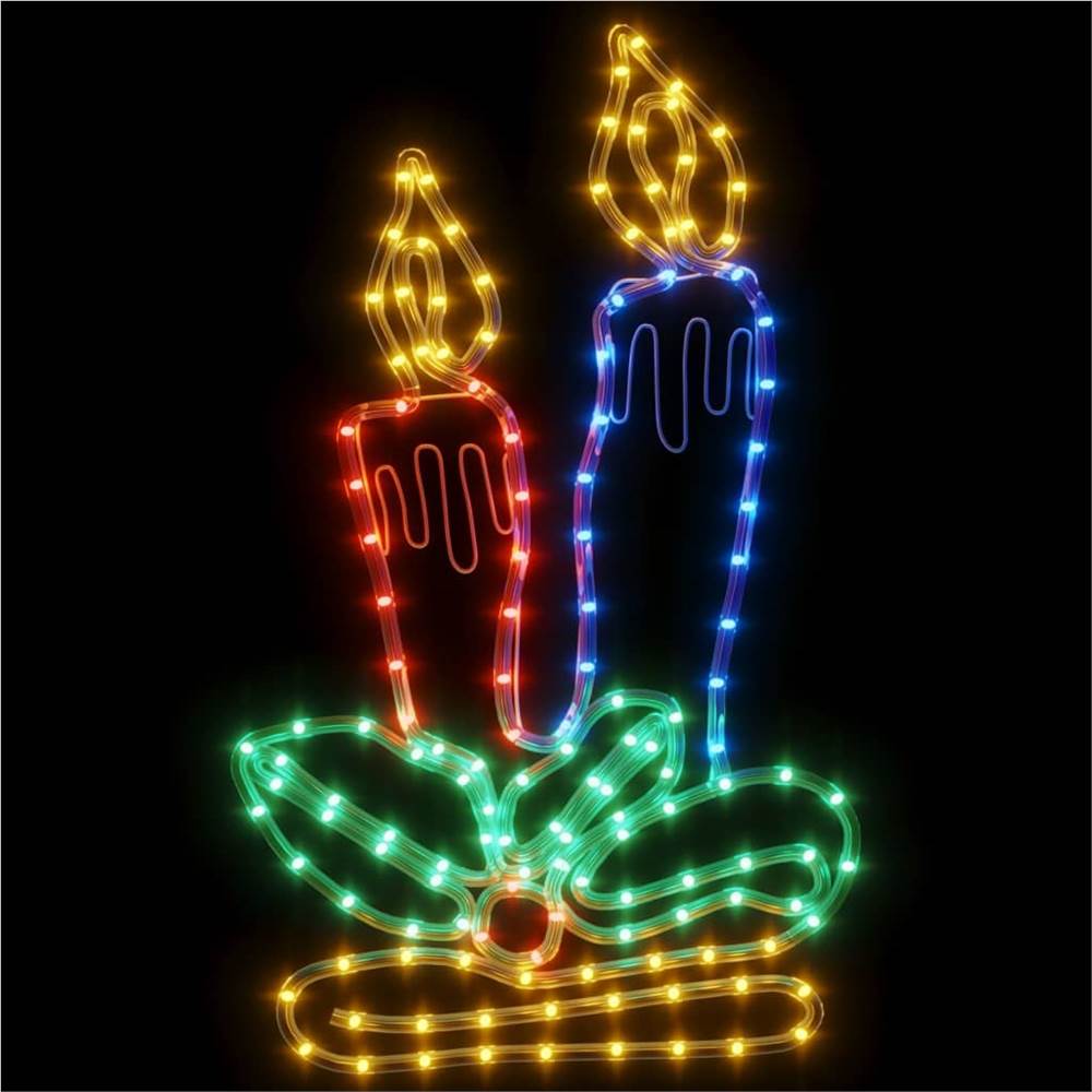 Christmas Candles Figure with 144 LEDs