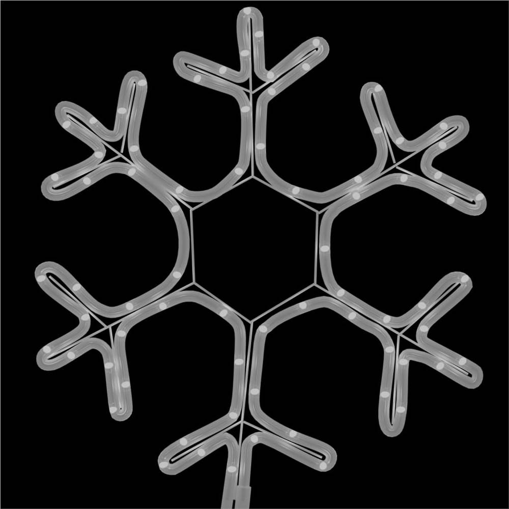 Christmas Snowflake Figure with 72 LEDs Warm White