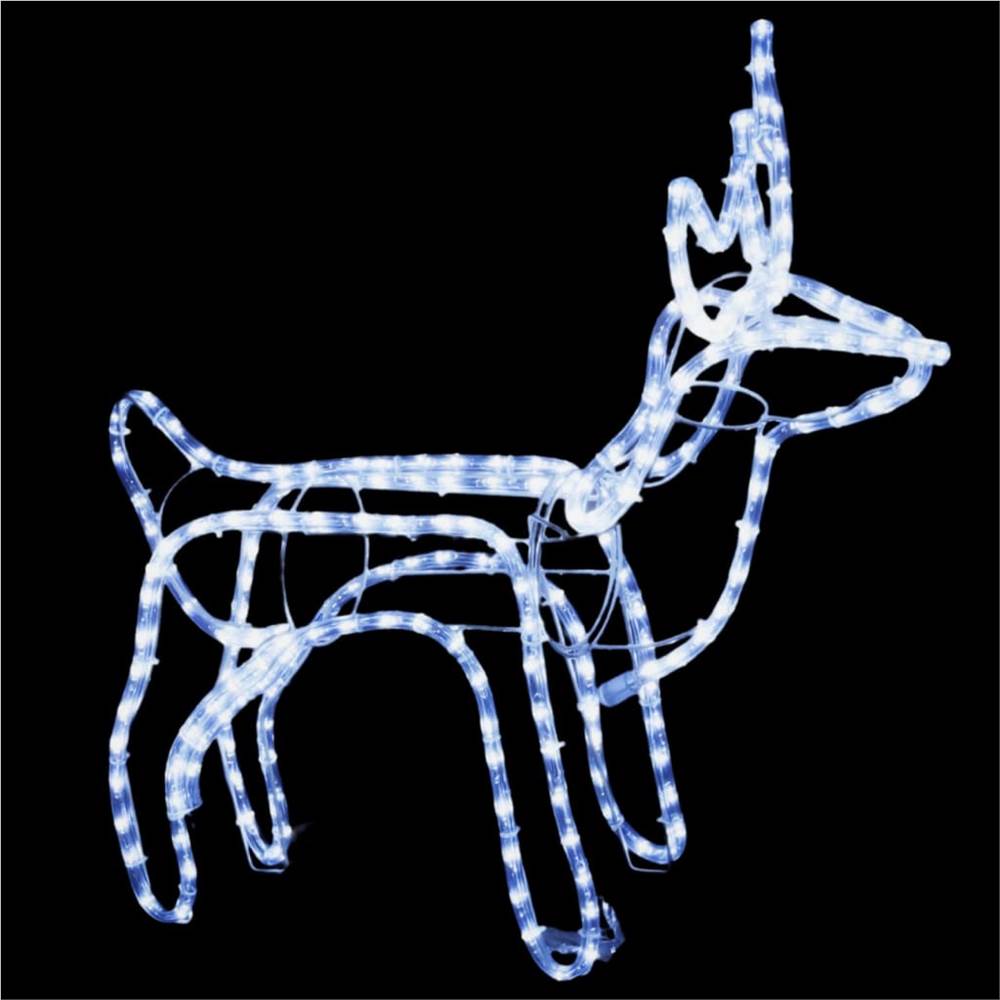Folding Christmas Reindeer Figure with 120 LEDs Cold White