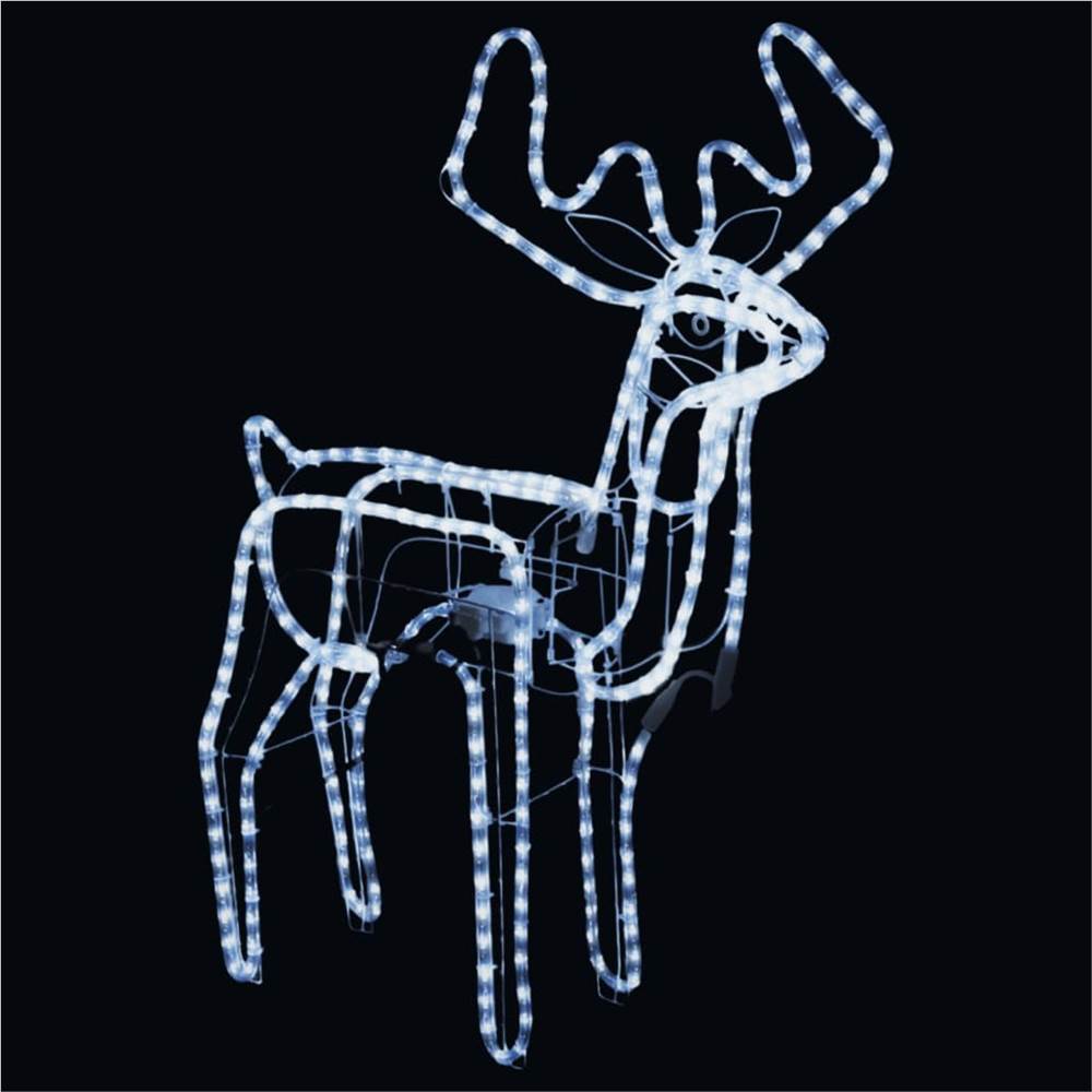 Folding Christmas Reindeer Figure with 192 LEDs Cold White