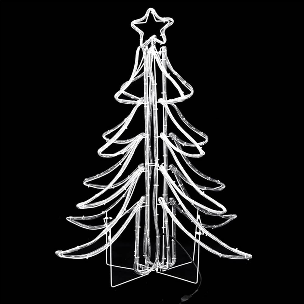 Folding Christmas Tree Figure with 360 LEDs Warm White