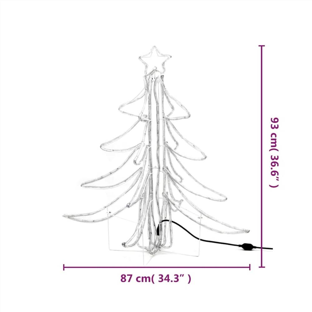 Folding Christmas Tree Figure with 360 LEDs Warm White
