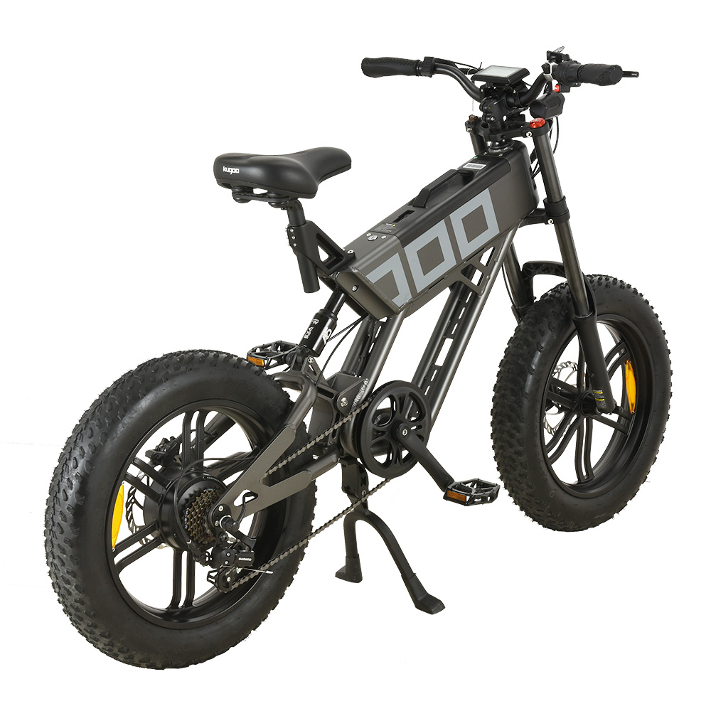 KUGOO T01 Electric Bicycle 20 Inch 48V 500W 38Km/h 13Ah Battery Grey