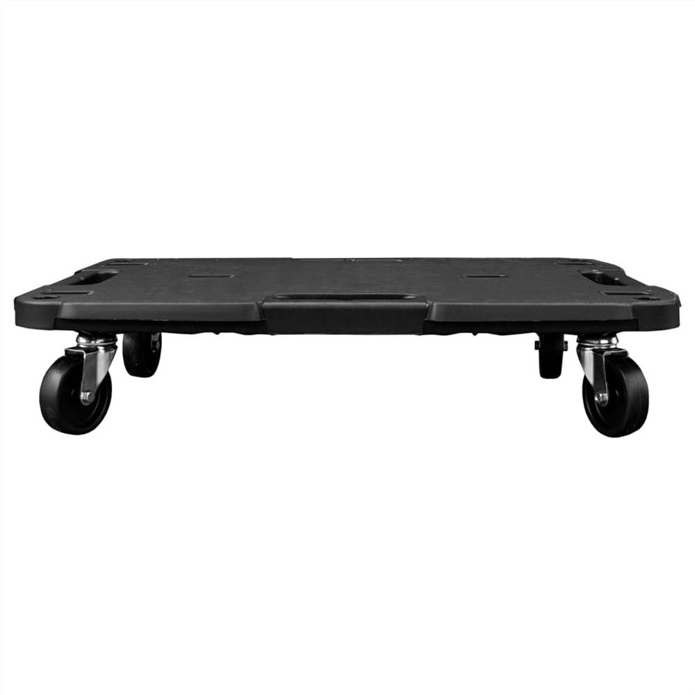 Transport Trolleys 5 pcs Black 58x38x12 cm Polypropylene