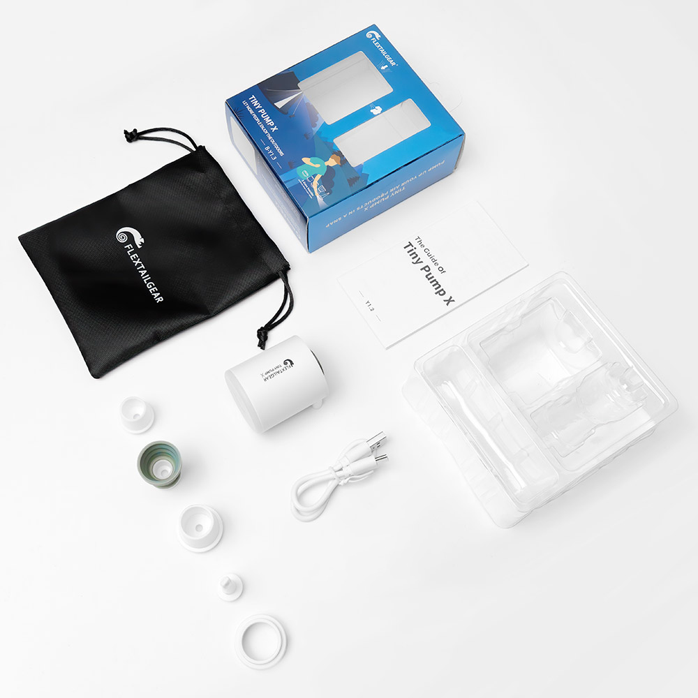 FLEXTAILGEA Tiny Pump X 3 in 1 Air Pump, Air Compressor with LED Light